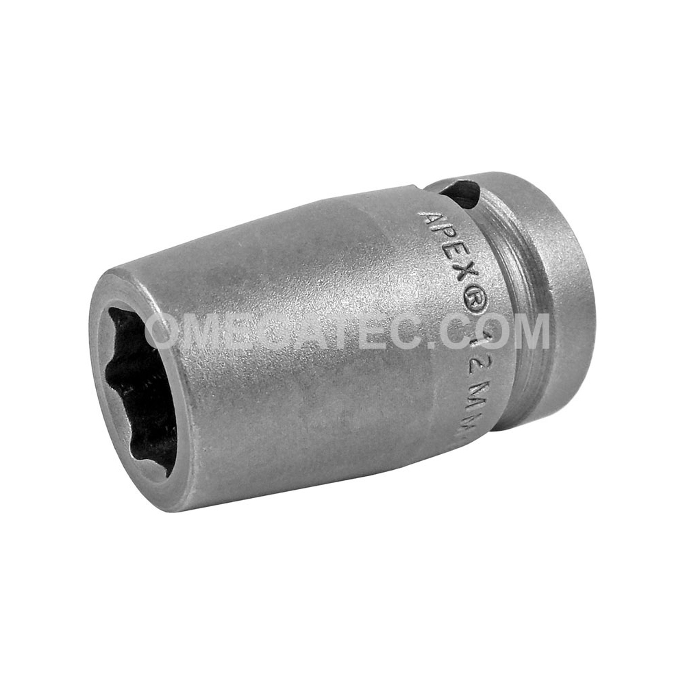 Apex 1/2'' Metric Square Drive Sockets - Dotco Tool