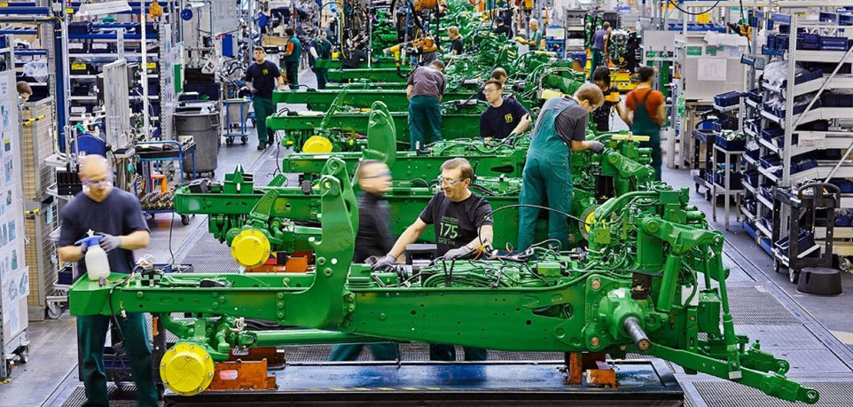 Cleco Pneumatic Tools Used In Farm Equipment Manufacturing - Dotco Tool